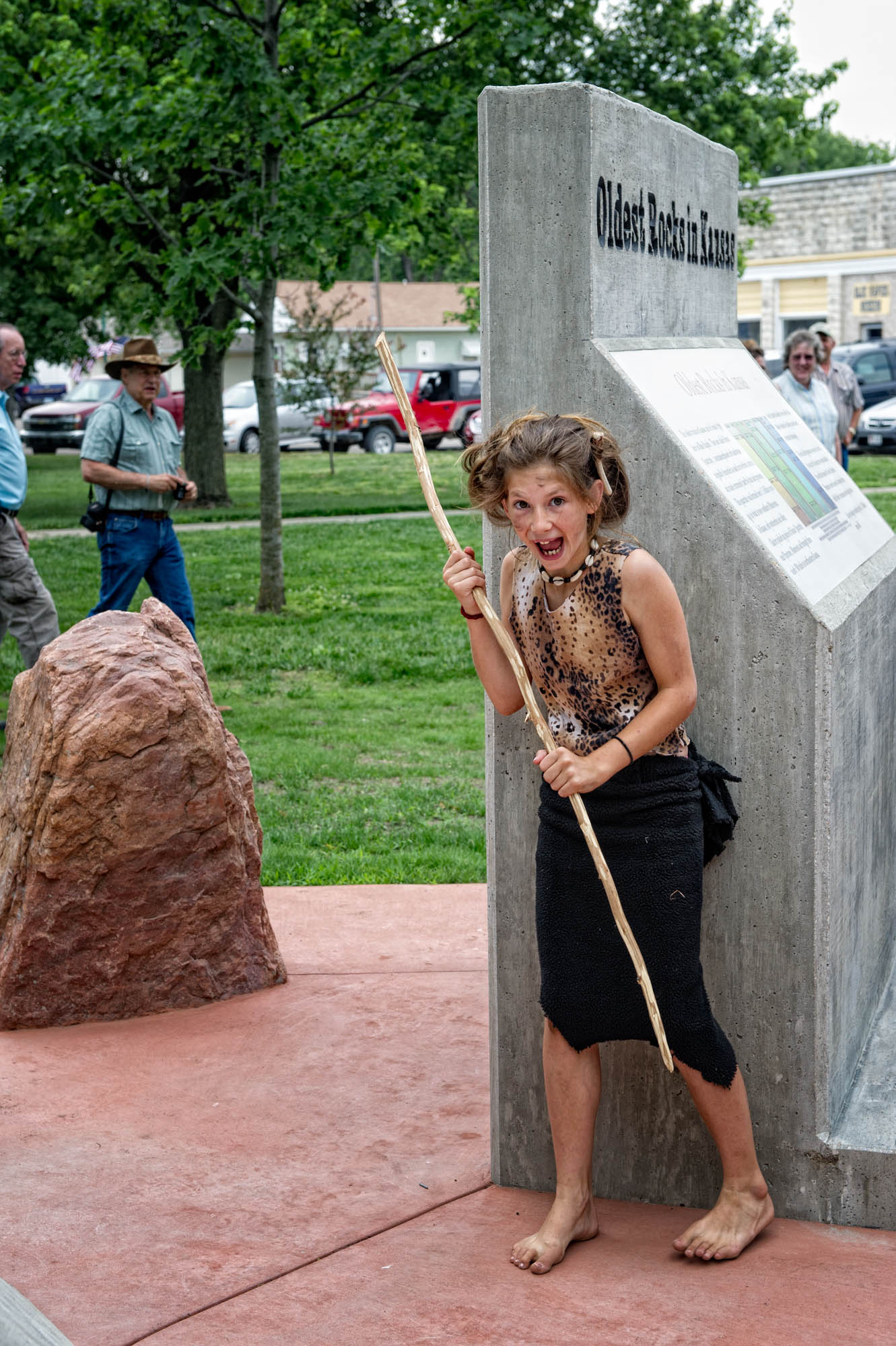 Dedication of the Ice Age Monument, with architect George Callison and ...