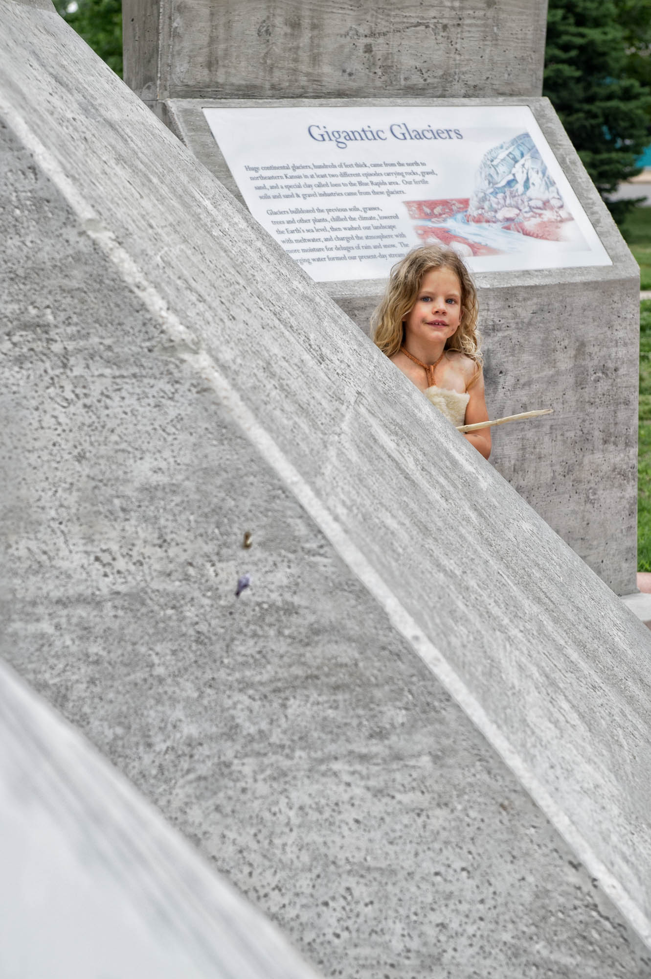 Dedication of the Ice Age Monument, with architect George Callison and ...