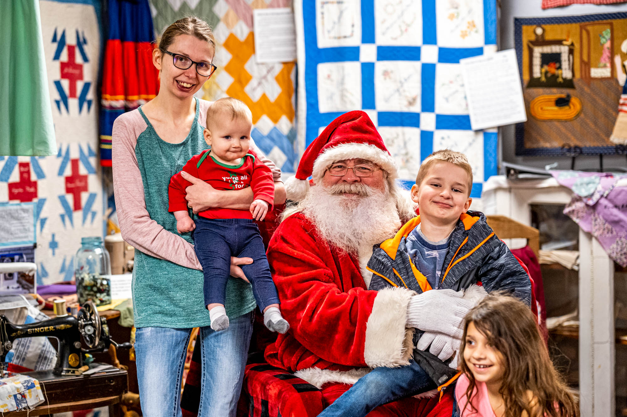 Santa visits – Blue Rapids Historical Society & Museum